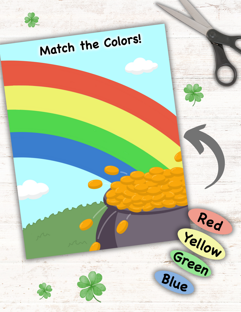 FREE Printable St. Patrick's Day Busy Book Page! | Doppys