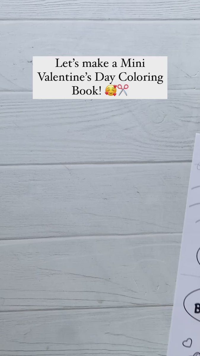 FREE Mini Valentine's Day Coloring Book for Kids! | Doppys.com