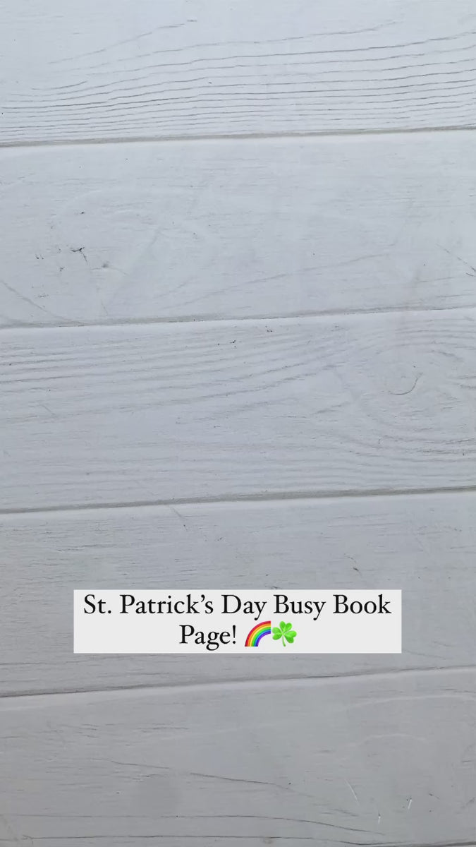 FREE Printable St. Patrick's Day Busy Book Page! | Doppys