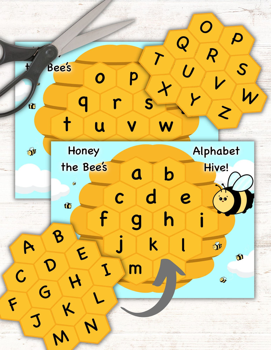 FREE Alphabet Hive Busy Book Page! | Doppys