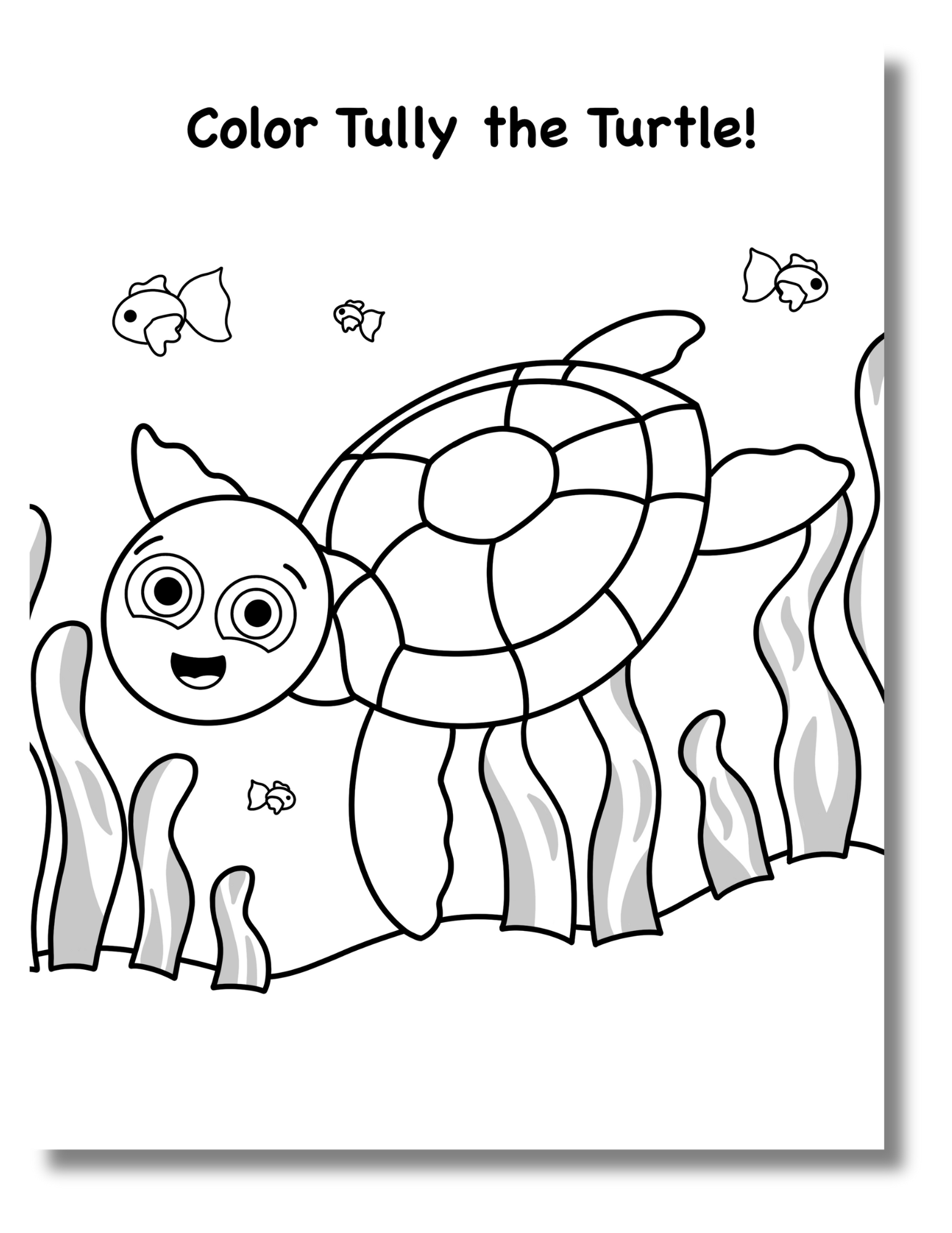yertle the turtle coloring page